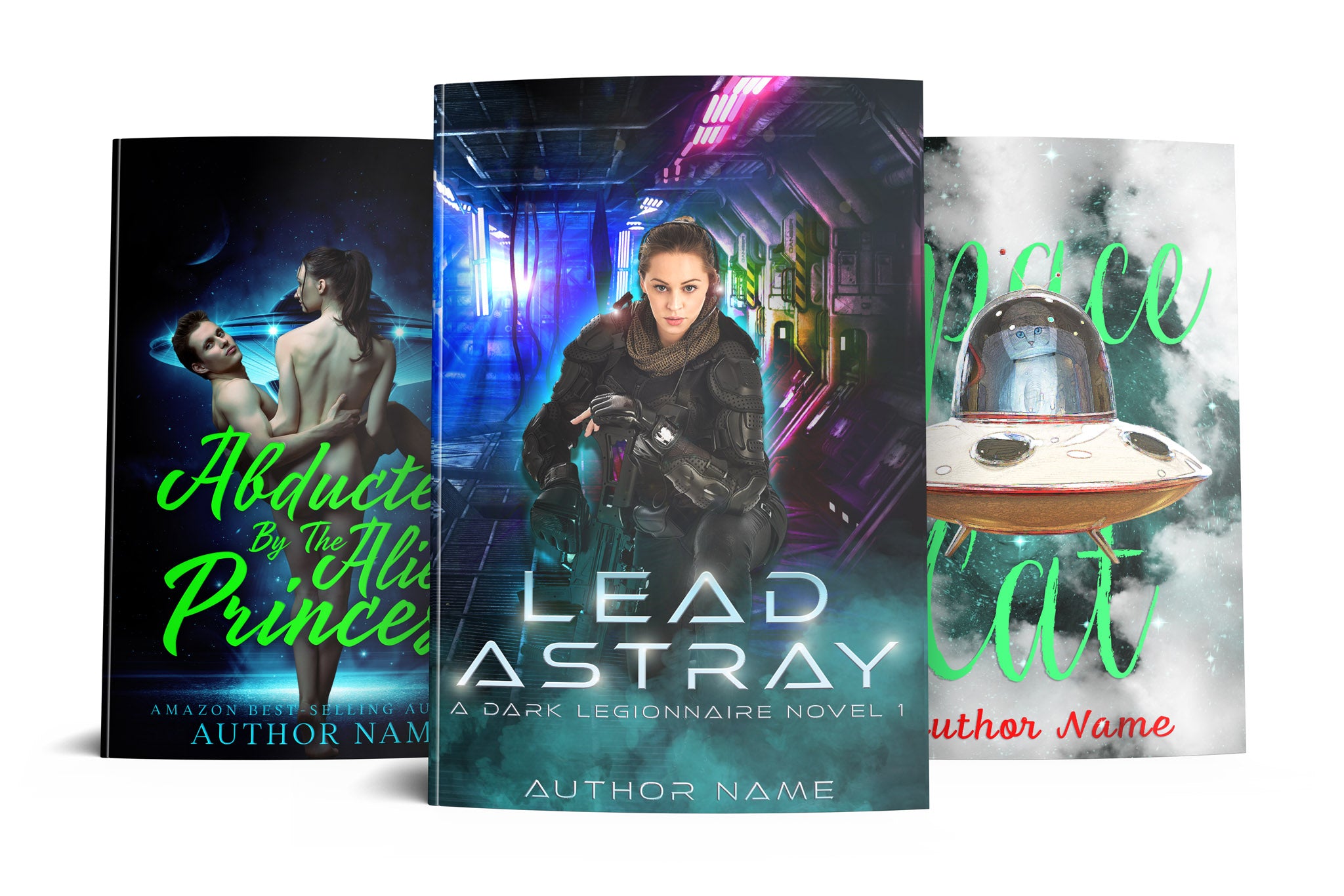 Science Fiction Pre-made Book Covers Design Hoja – Hoja Designs