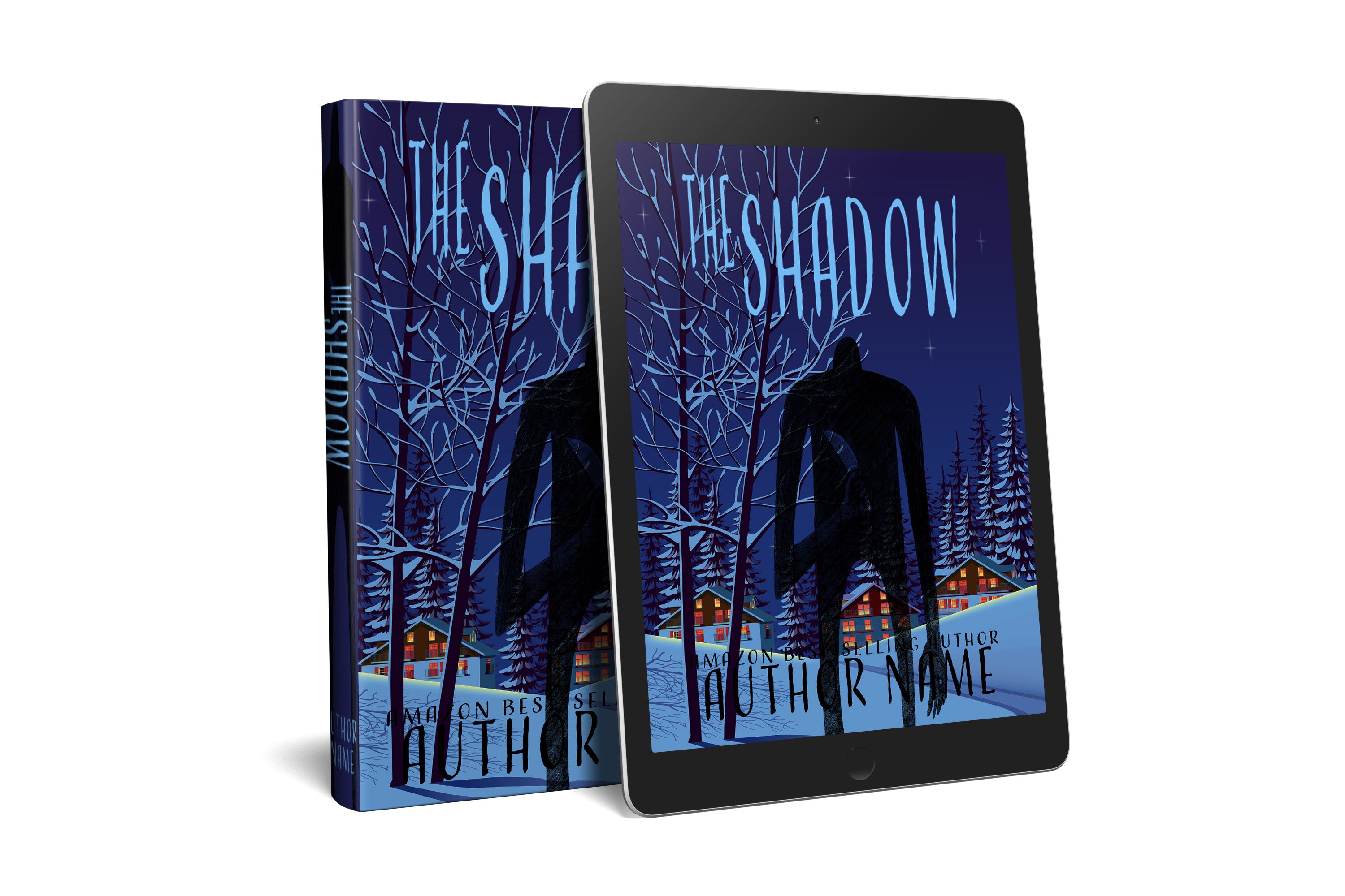Hoja Designs Pre-made Book Cover The Shadow Customizable Pre-made Book ...