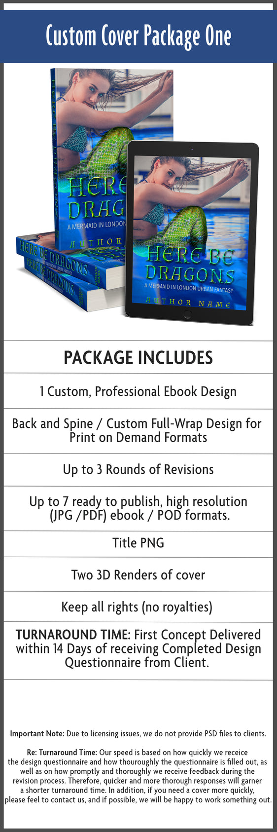 Custom Cover Design Packages Hoja Designs
